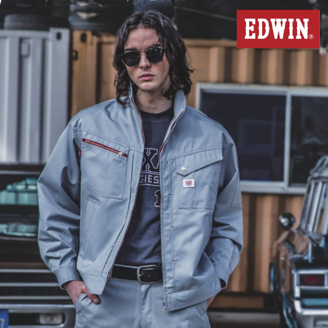 82002 EDWIN 長袖ブルゾン｜エドウィン作業服通信販売「作業服のナカノ」